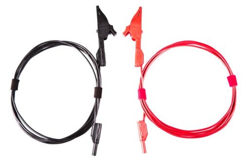 DV Power Voltage sense cables 2 x 0,5 m 1 mm2 with banana plugs ...